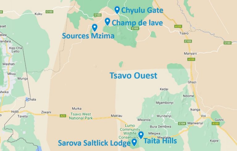 Tsavo ouest : le parc naturel du Kenya à la terre ocre ! - Hashtag Voyage